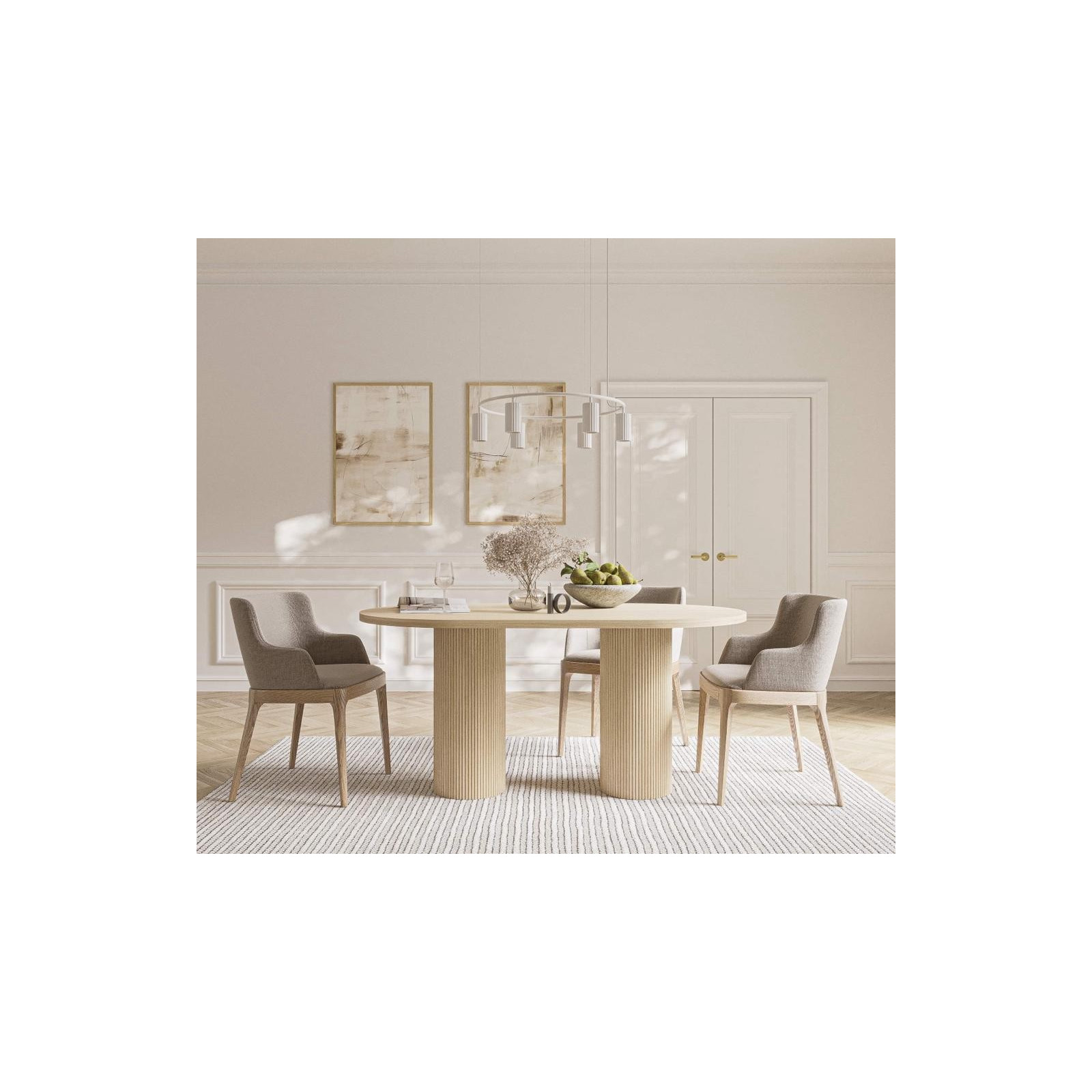 OLAVIA - wyjątkowy stół w kształcie elipsy